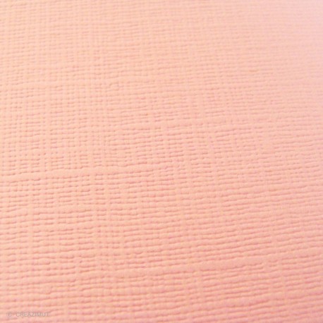 Papier Bazzill texturé toile - 18 couleurs - CréaZimut